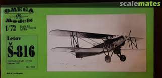 Letov S-816 Bomber 1/72 Scale Resin Model Kit Omega Models 72023