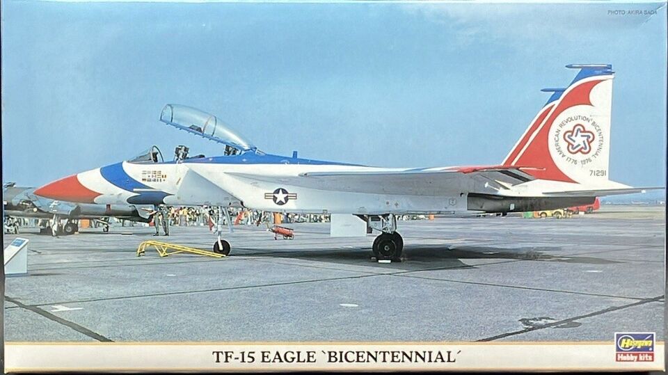 McDonnell Douglas TF-15 Eagle 1/72 Scale Plastic Model Aircraft Hasega