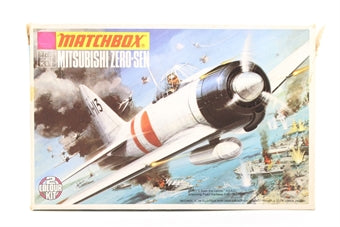 Mitsubishi A6M2 Zero 1/72 Scale Plastic Model Kit Matchbox PK4