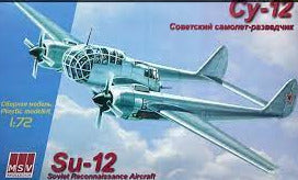 Sukhoi Su 12 recconaissance Aircraft 1/72 Scale Plastic Model Kit MSV