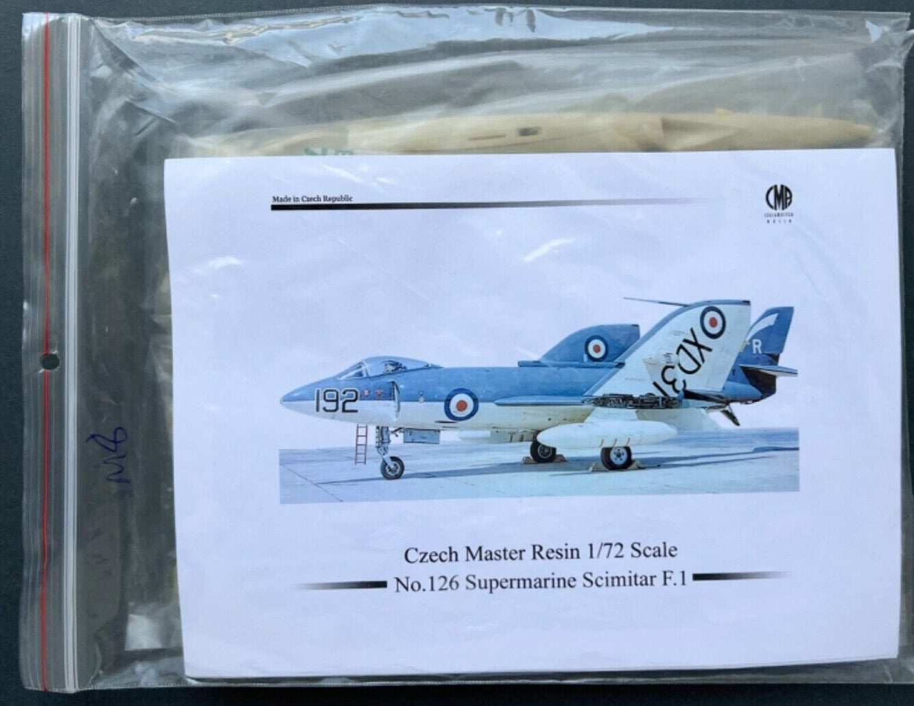 Supermarine Scimitar F.1 Fighter 1/72 Scale Resin Model Kit CMR 72-126