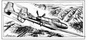 Vultee XP-54 Swoose Goose Fighter 1/72 Scale Resin Model Kit Planet Mo