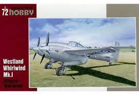 Westland Whirlwind Fighter 1/72 Scale Plastic Model Kit Special Hobby